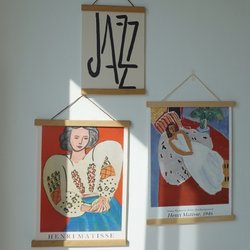 우드 행잉 액자 프레임 포스터 걸이 [2색 A2 A3 A4 원목 자석 족자] - SSG.COM