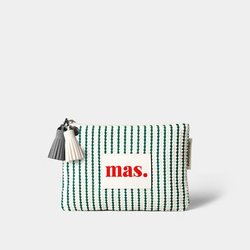 Basic pouch Waffle stipe 그린 - SSG.COM