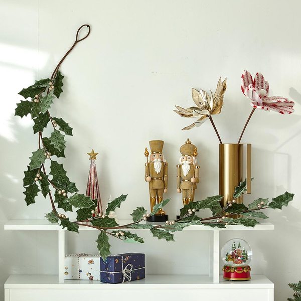 Holly Jolly 골드베리 가랜드 180cm - SSG.COM