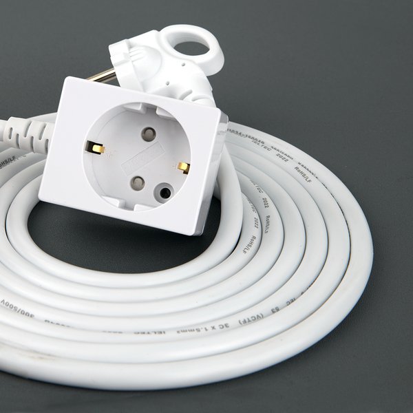 홈365 국산 16A 전기연장선 1구 멀티탭 3m (사각형)/ 1구 연장선 캠핑용 가정용 - SSG.COM