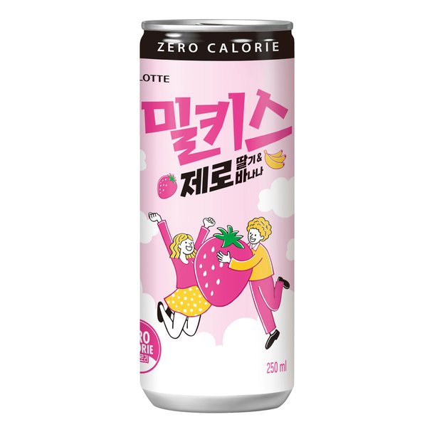 밀키스 제로 딸기 바나나 340ml 12입 신제품 대량 소량 - SSG.COM