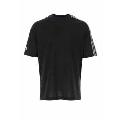 Y3 야마모토 블랙 코튼 혼방 오버사이즈 티셔츠 IR6265 BLACKOWHITE - SSG.COM