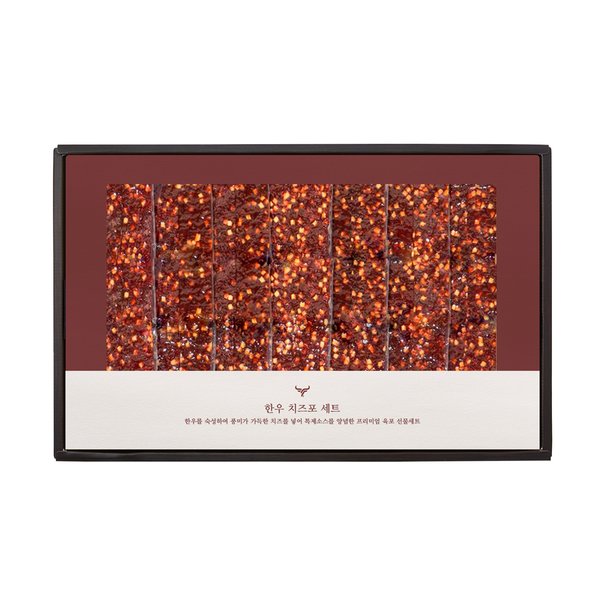 [전국택배][2/5(월) 출고마감][강릉상회] 한우치즈육포 세트 490g - SSG.COM