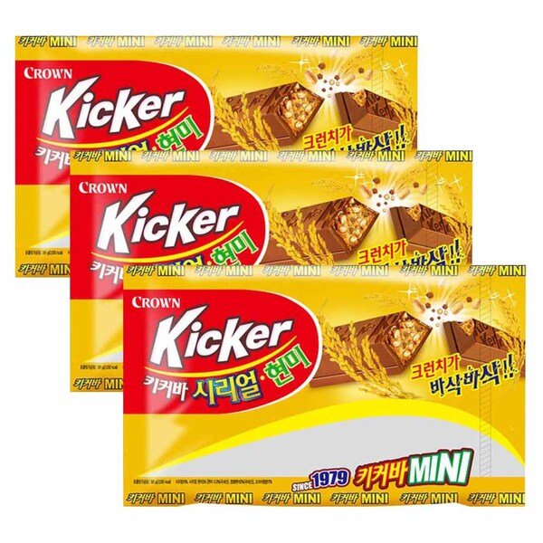 크라운 키커바 미니 씨리얼 현미 391g x 3개 기획상품 - SSG.COM