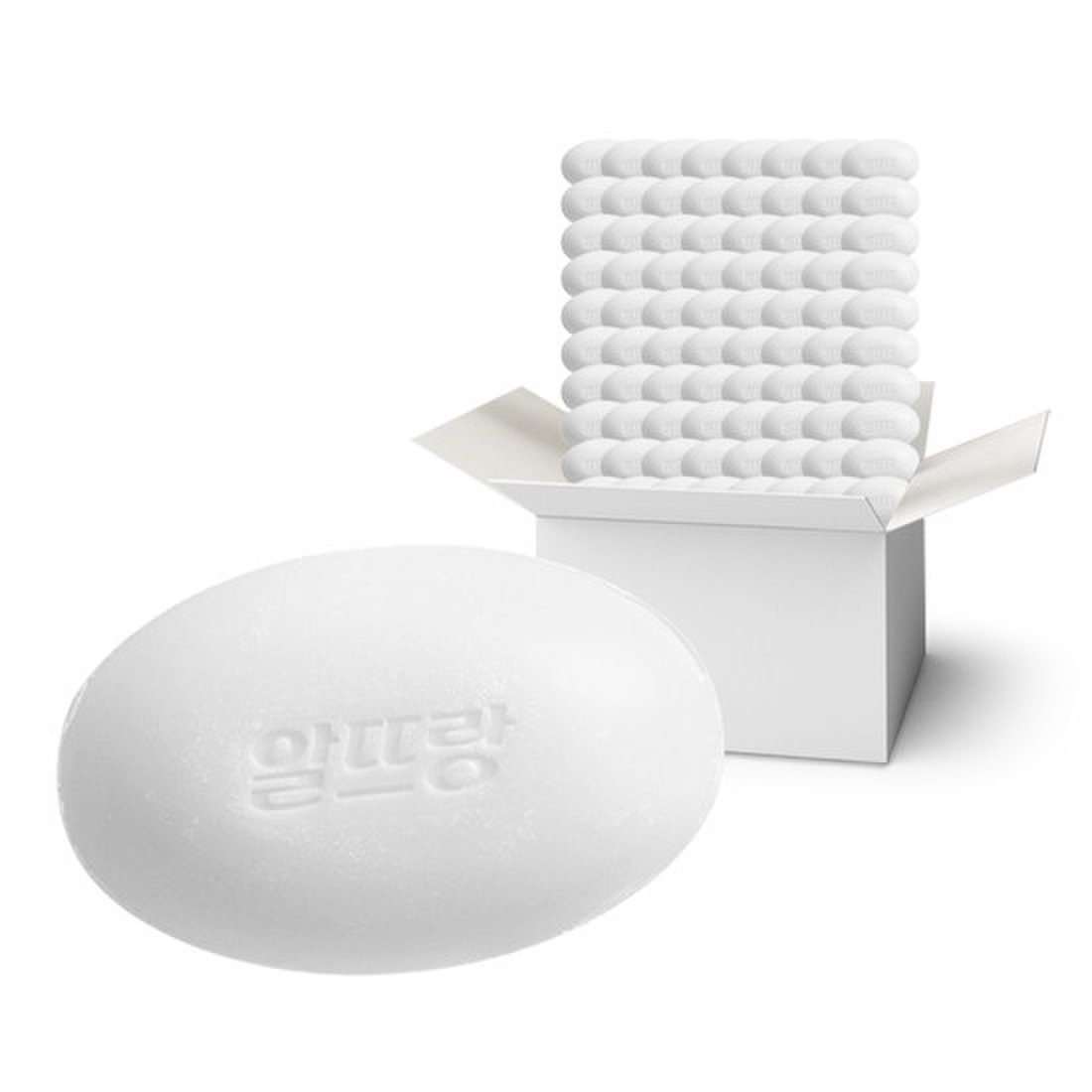 알뜨랑 세면 비누 흰색 1박스 (130g X 80개입), 믿고 사는 즐거움 SSG.COM