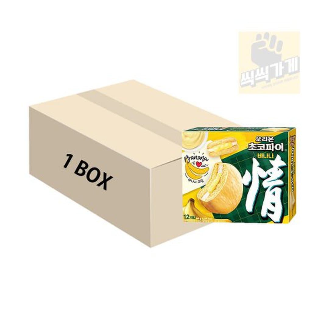 초코파이 바나나맛 12p (444g) x 8ea 한박스, 믿고 사는 즐거움 SSG.COM