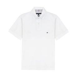 타미힐피거 TH 1985 에센셜 코튼 레귤러 공용 반팔티 폴로티 카라티 화이트 MW0MW.._P336172953 - SSG.COM