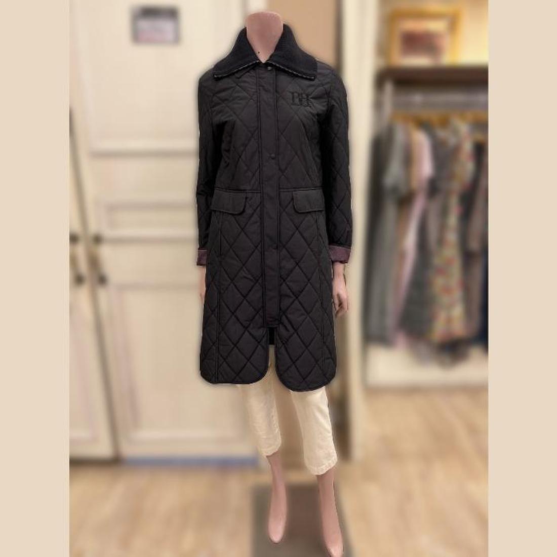 BCBG NC13 겨울 봄 퀼팅 패턴 경량 패딩 니트카라 배색 집업패딩 롱패딩 B2A1R13 (S10424894), 믿고 사는 즐거움 SSG.COM