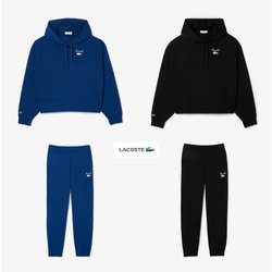 라코스테 스포츠 여성 로고 그래픽 크롭 후드 스웨트셔츠 셋업 SF2649-54N / XF2566-54N - SSG.COM
