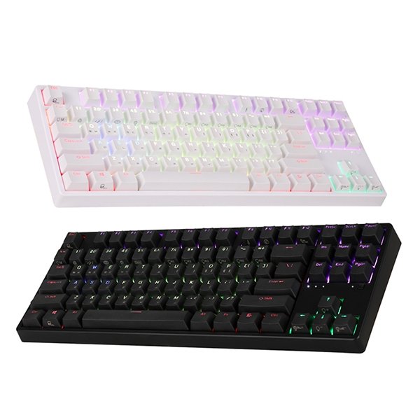 HACKER KN01 텐키리스 PBT RGB 무접점 키보드B 55 - SSG.COM