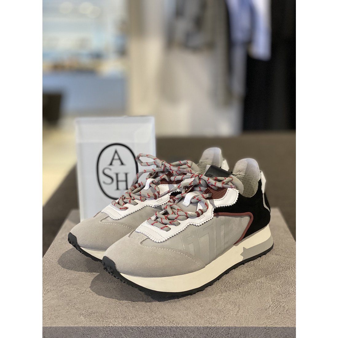 [여주점] [공식수입원] ASH(아쉬) TIGER 타이거 스니커즈 (AB4D01031/GY), 믿고 사는 즐거움 SSG.COM