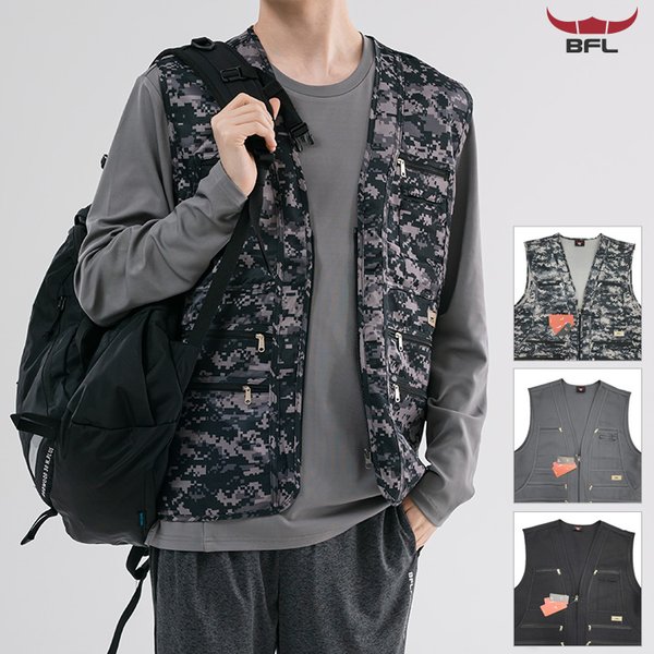 BFL 남녀 만능 유틸리티 건빵주머니 경량조끼/작업복 S23VT-546 - SSG.COM