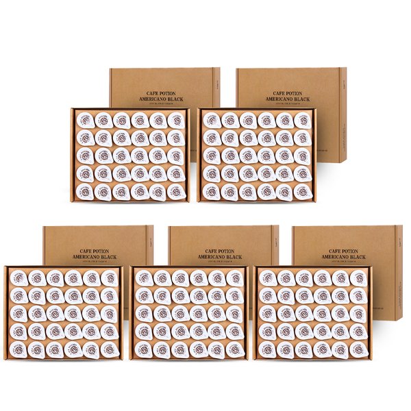 코엔에프 캡슐형 액상커피 아메리카노 블랙 포션 커피선물세트 18g 5박스 - SSG.COM