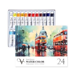 반다이크 수채화 물감 12ml 24색 세트 - SSG.COM