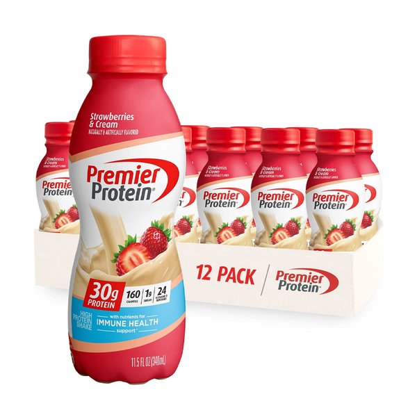 프리미어프로틴 단백질 쉐이크 딸기크림 340ml 12팩 - SSG.COM