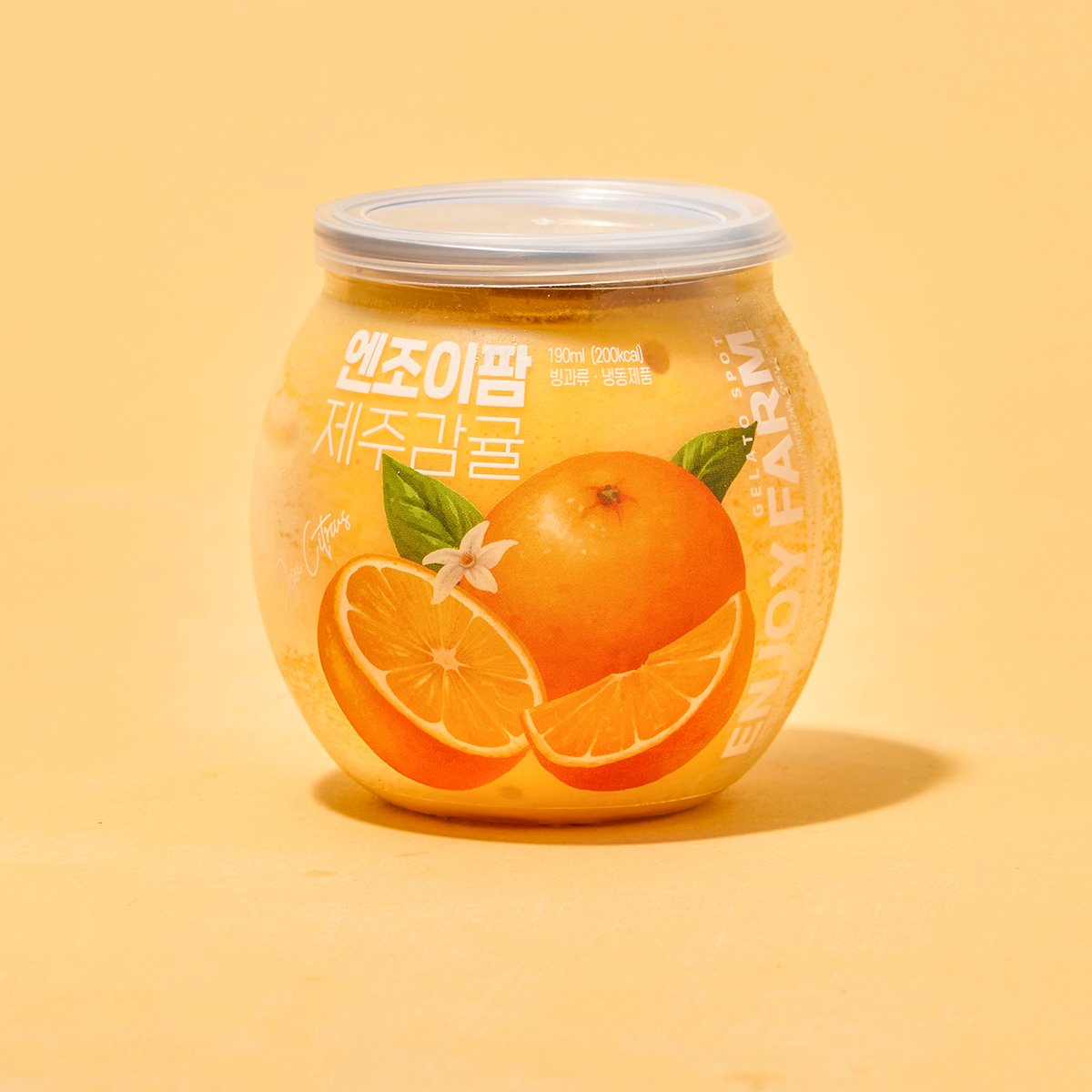 [엔조이팜]제주감귤 젤라또 190ml - SSG.COM