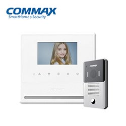 코맥스 CAV-43Y 초인종 패키지 화이트 4.3인치 4선식 아날로그 비디오폰 인터폰 셀프 설치 교체 - SSG.COM