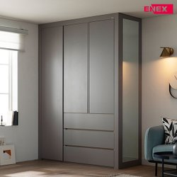 버클리 작은방 붙박이장 3단서랍형(그레이) 1701~1850mm - SSG.COM