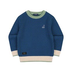 뉴 자가드 니트 풀오버 QD 0002 블루 (AQDCKS00020BU) - SSG.COM