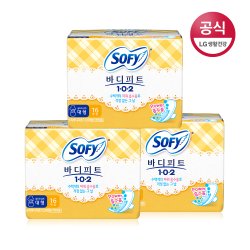 [쏘피] 바디피트 102 생리대 대형 16P×3팩(총48P) - SSG.COM