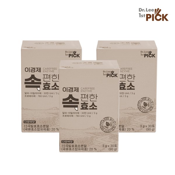 이경제 속편한 효소 3박스 (3g x 90포) - SSG.COM