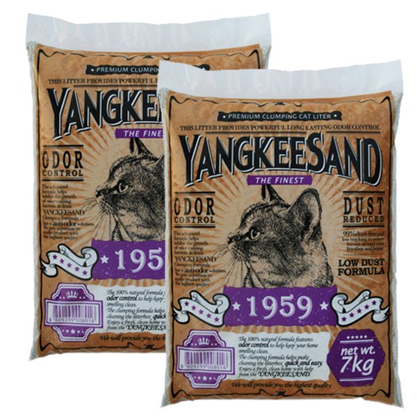 [S][고양이모래] 양키샌드 1959(피톤치드) 7kg 2포 - SSG.COM