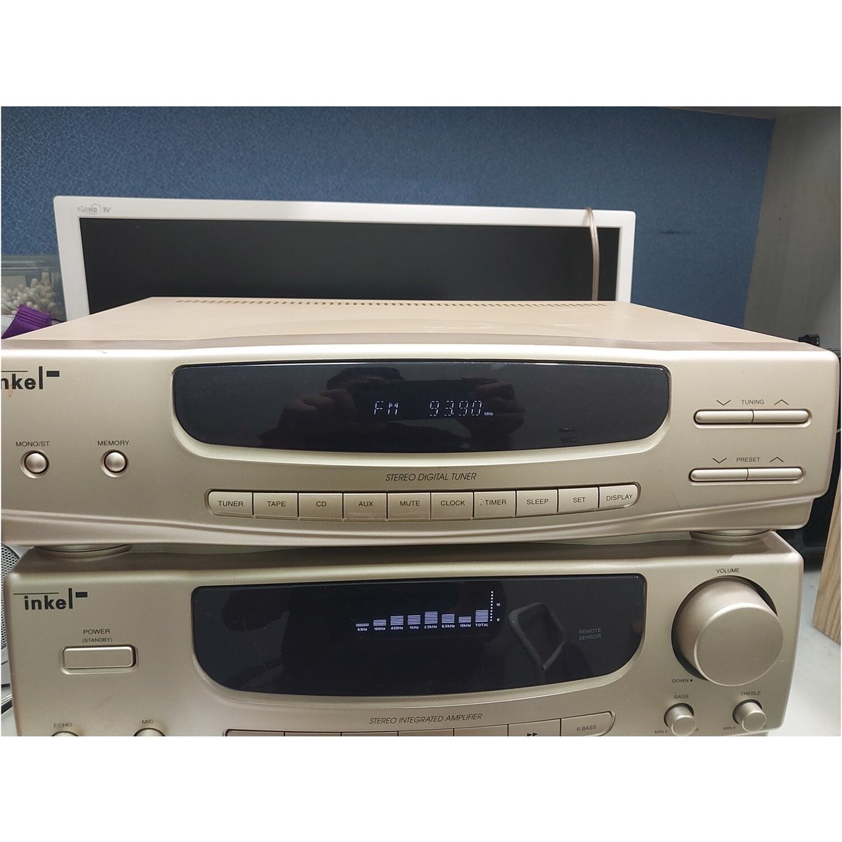 인켈 오디오 MC-2355G 본체 외부입력 FM 라디오 중고 90 - SSG.COM
