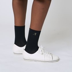 AU21AS02 PLUS COOL CREW SOCKS_BLACK - SSG.COM