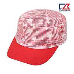 여성 레드 별 스트라이프 군모 캡모자 14 161 214 04 25_P312440064 - SSG.COM
