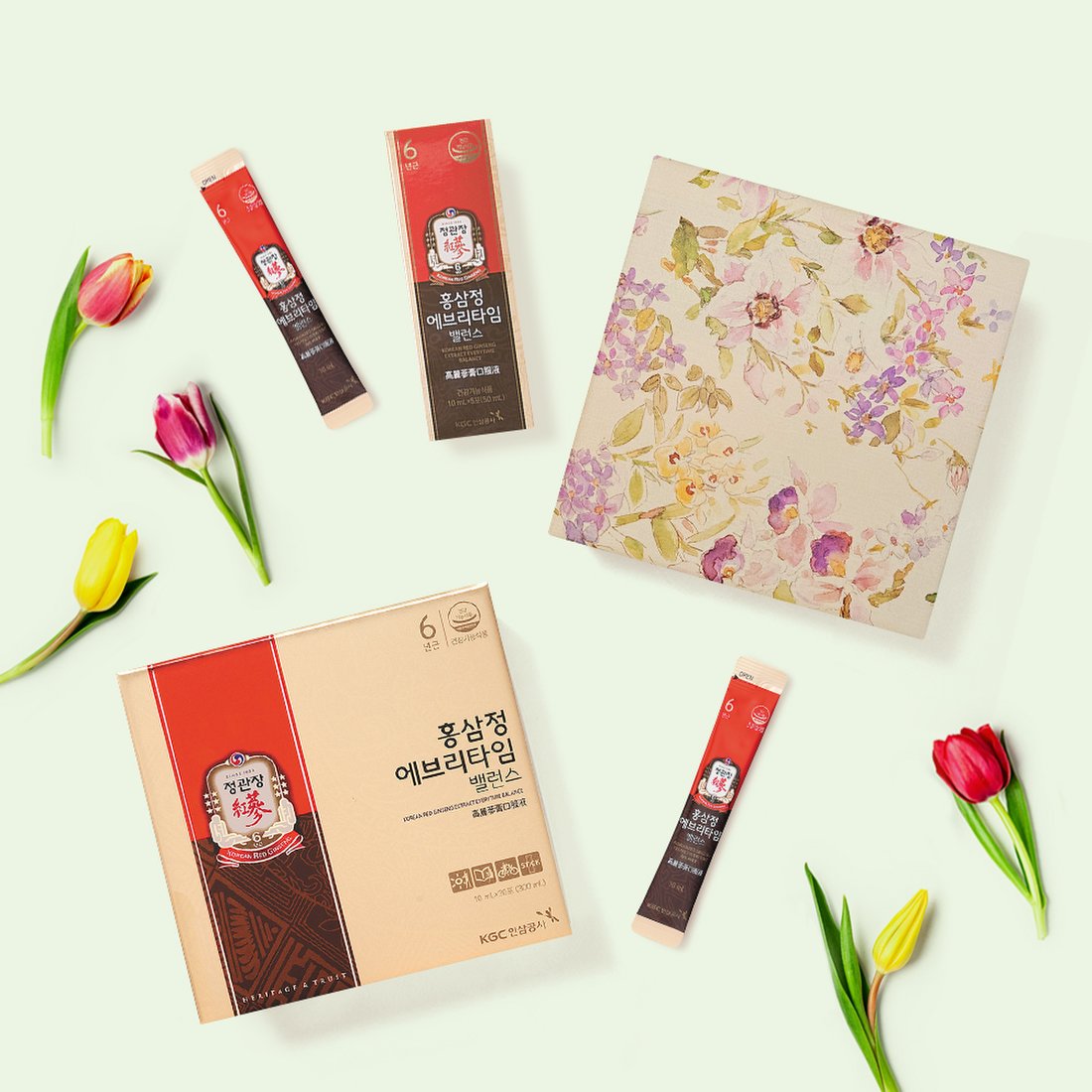 정관장 홍삼정 에브리타임 밸런스 (10ml*30포) _ SSG단독포장 Flower + 쇼핑백 증정, 믿고 사는 즐거움 SSG.COM