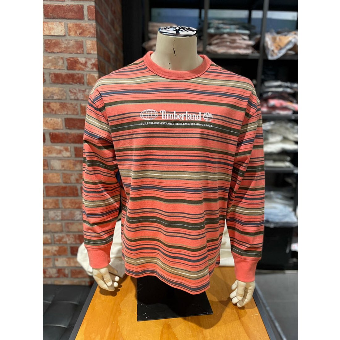 [팀버랜드] 팀버랜드 A6QBS DH6 멀티 스트라이프 긴발 슬리브 핑크 (P002705158), 믿고 사는 즐거움 SSG.COM