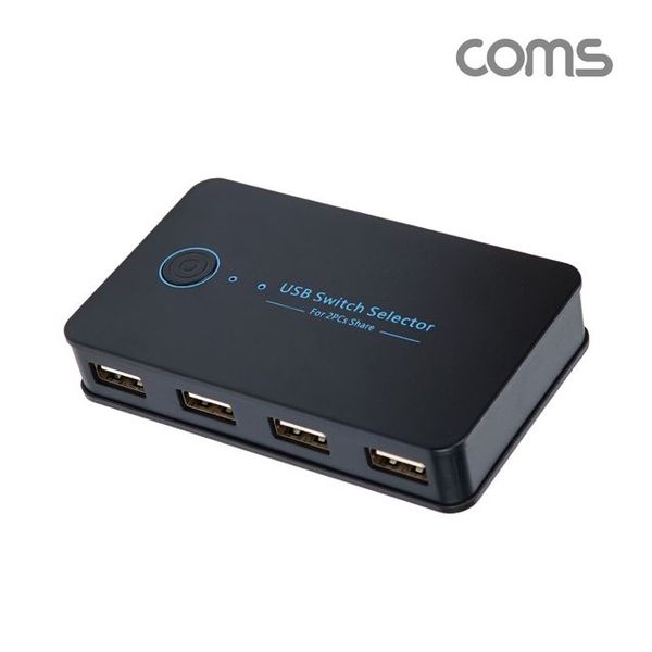 (COMS) USB 2.0 수동선택기(4대2) PC 2대연결 유에스비 - SSG.COM