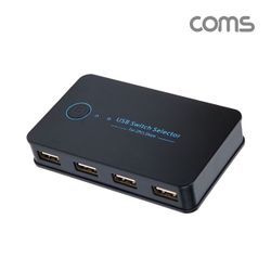 (COMS) USB 2.0 수동선택기(4대2) PC 2대연결 유에스비 - SSG.COM