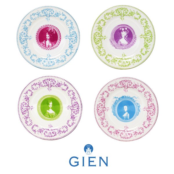 지앙 테마시리즈 마리앙투아네트 디저트접시 세트 4P (Ø 22 cm) - SSG.COM