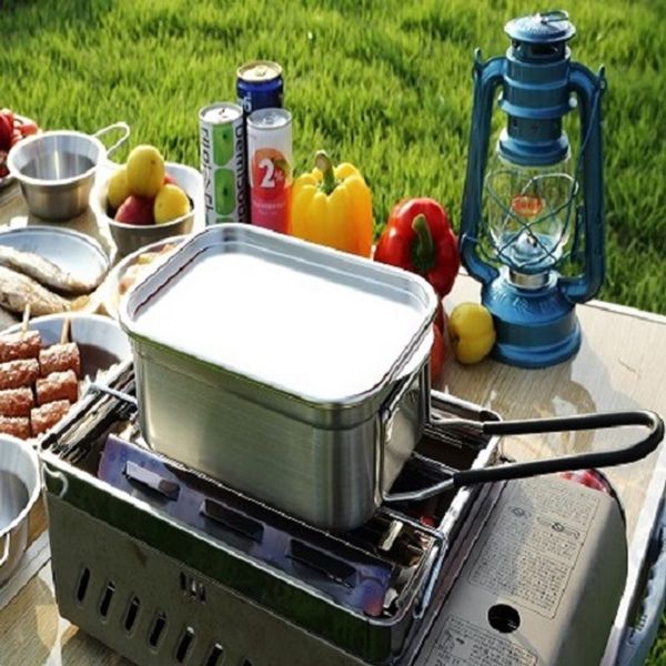 올품락 스텐 캠핑 반합 밀폐용기 1.6L 2.4L[32257889] - SSG.COM