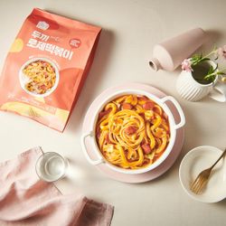 [두끼] 떡볶이 맛집브랜드 두끼의 로제떡볶이 490g (2팩) - SSG.COM