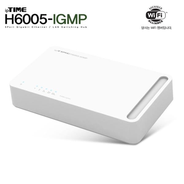 ipTIME H6005-IGMP 5포트 기가비트 허브/IGMP 스누핑 지원 - SSG.COM