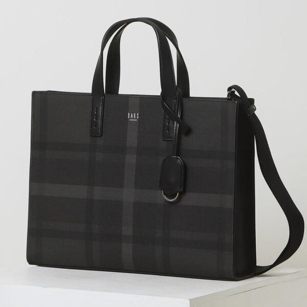 DBBA3EE63BK [DAKS OFFICE] 블랙 타탄체크 서류가방(스퀘어형) - SSG.COM