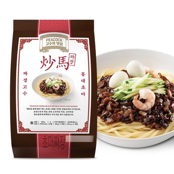 [피코크]짜장고수 홍대초마 짜장(불맛) 820g 2팩 - SSG.COM