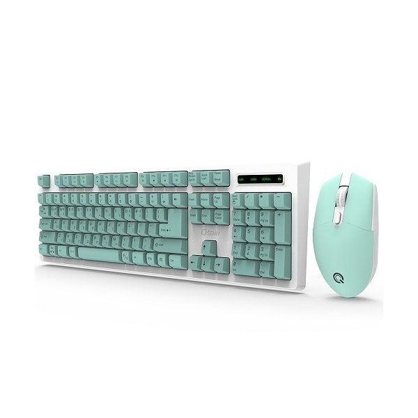 QSENN MK450 무선 키보드 마우스 세트 (민트) - SSG.COM