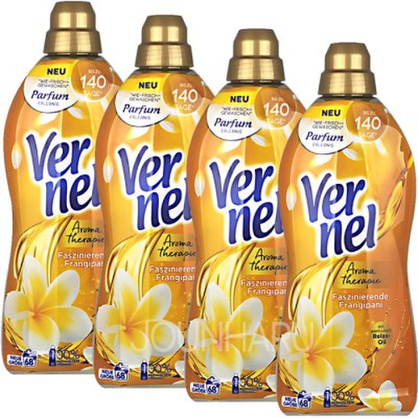 버넬 고농축 섬유유연제 프란지파니 골드 1.6L 4개 - SSG.COM