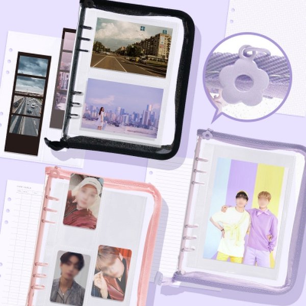 A5 6공 글리터 지퍼 포카바인더 - SSG.COM