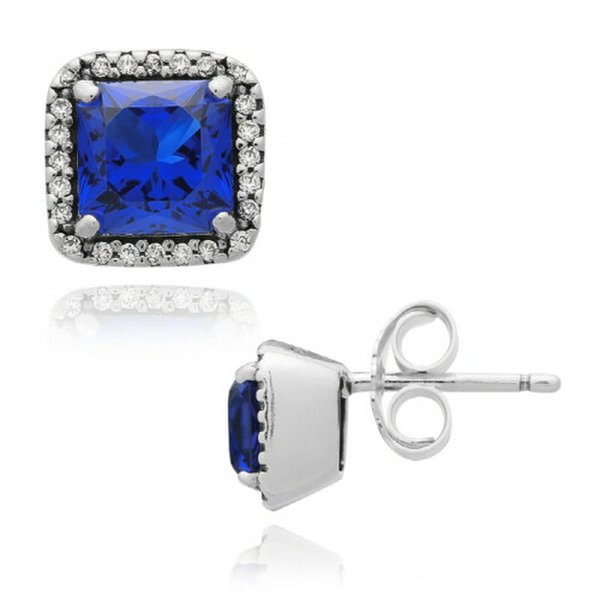 판도라 290591NBT 타임리스 엘레강스 블루 실버 귀걸이 - SSG.COM