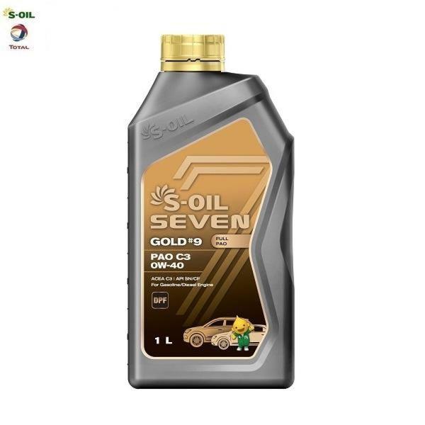 합성엔진오일 S-OIL GOLD PAO 7 9 C3 0W-40 1L - SSG.COM