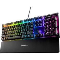 영국 스틸시리즈 키보드 SteelSeries USB Apex 5 Hybrid Mechanical Gaming Keyboard ...
