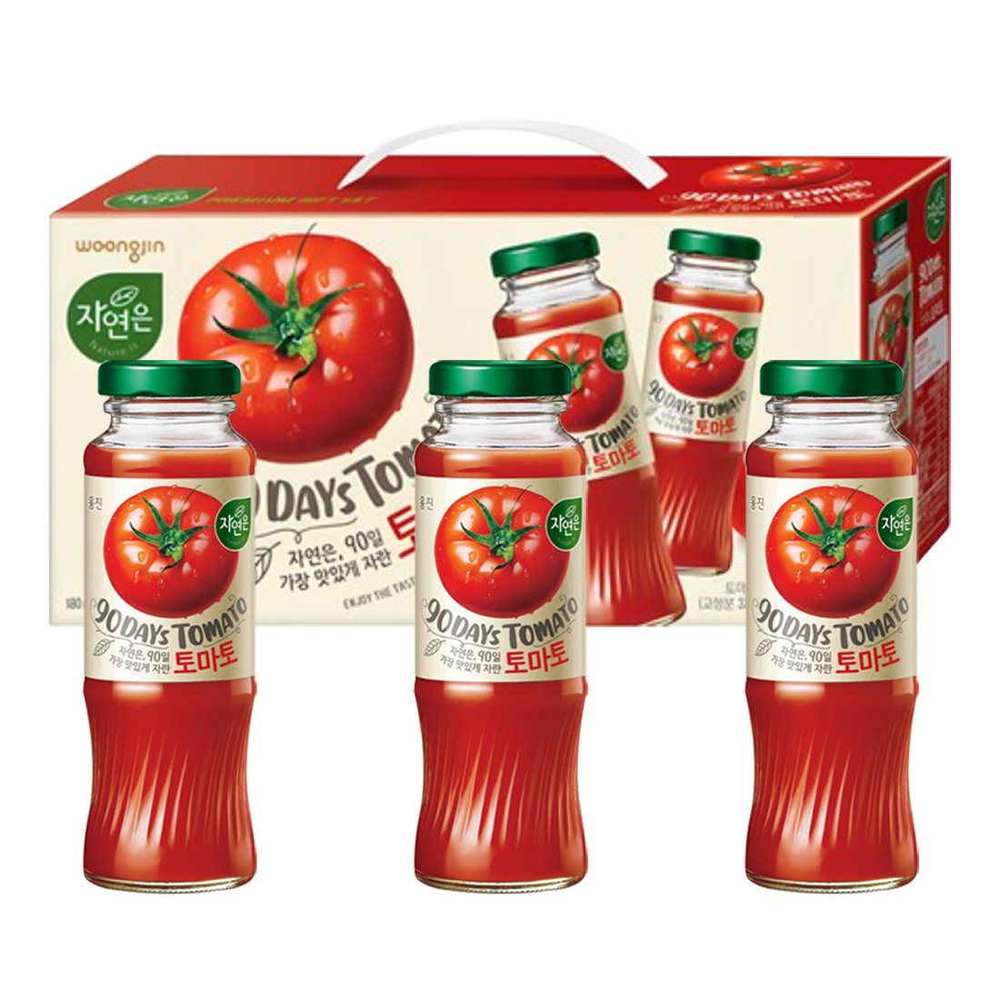 [웅진] 자연은 토마토 180ml x 24병 꼬마병 병주스 병음료, 믿고 사는 즐거움 SSG.COM