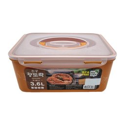 플라스틱 진공 김치통 3.6L 누름판 포함 - SSG.COM