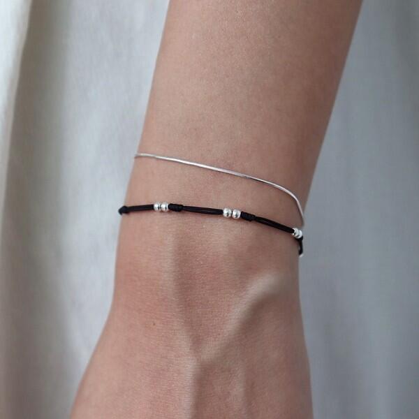 아트박스/폭스타일 [Silver925] Basic knot bracelet - SSG.COM