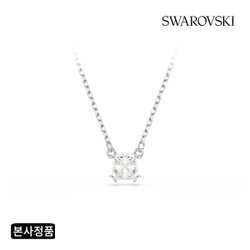 [본사정품/쇼핑백증정] Stilla 스퀘어 컷 로듐 목걸이 5701903 - SSG.COM