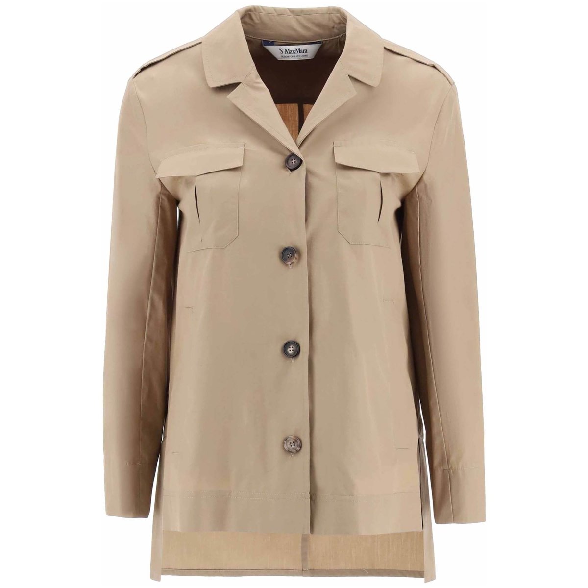 막스마라 s max mara anna cotton poplin overshirt Shirt ANNA COLONIALE - SSG.COM